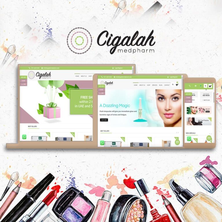 Cigalah Medpharm – Website – Hesham Hamdy